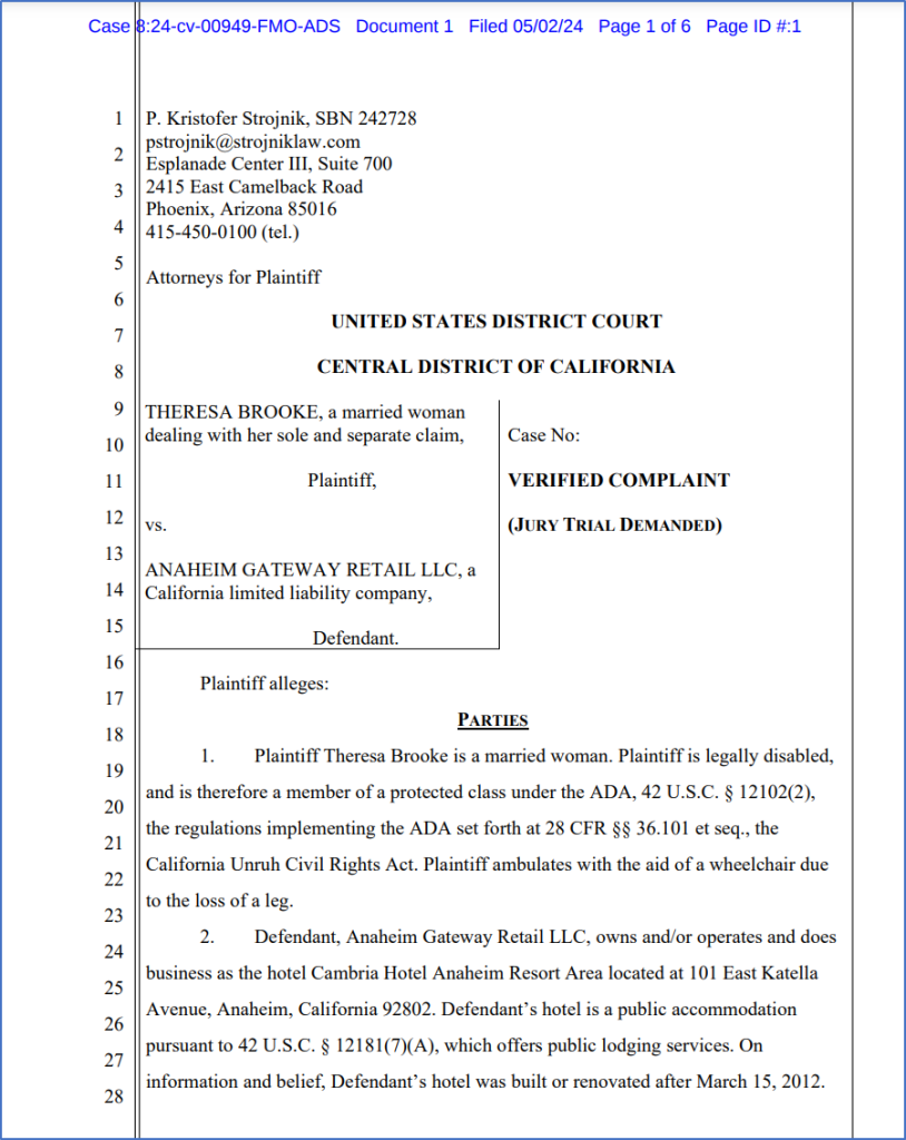 How to Defend a Lawsuit filed by P. Kristofer Strojnik or Theresa ...